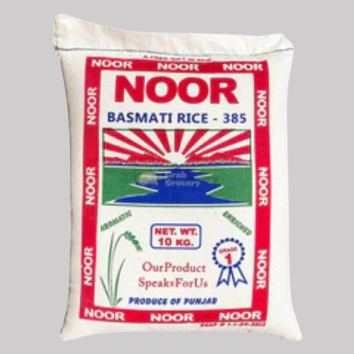 NOOR BASMATI RICE 385 10KG – Khyber Spice Invader