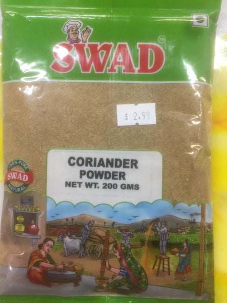 SWAD CORRIANDER POWDER 200gm – Khyber Spice Invader