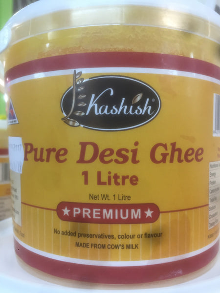 KASHISH PURE DESI GHEE 1 Ltr – Khyber Spice Invader