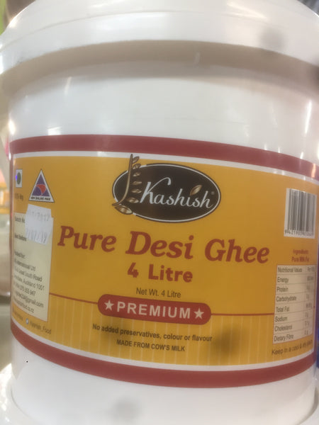 KASHISH PURE DESI GHEE 4 ltr – Khyber Spice Invader